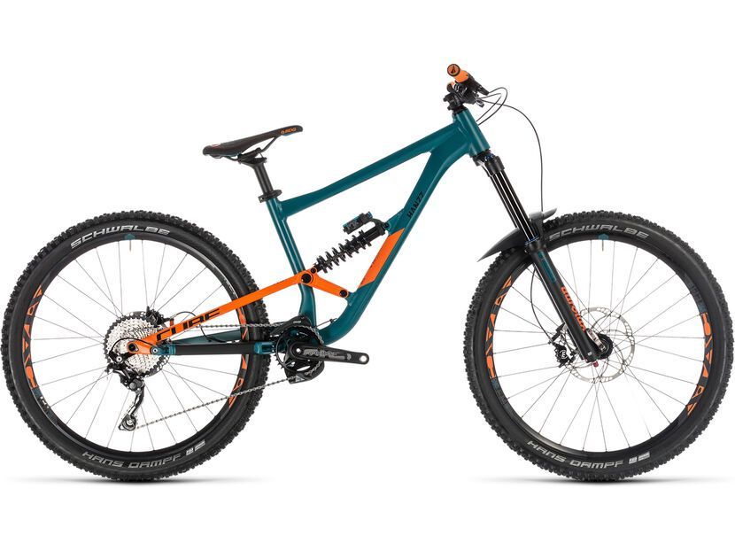 Cube Hanzz 190 Race 27.5, pinetree´n´orange | BIKER-BOARDER.DE
