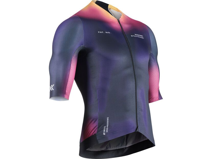 X-Bionic Corefusion Men's Cycling Short Sleeve Aero Jersey, heatmap ...