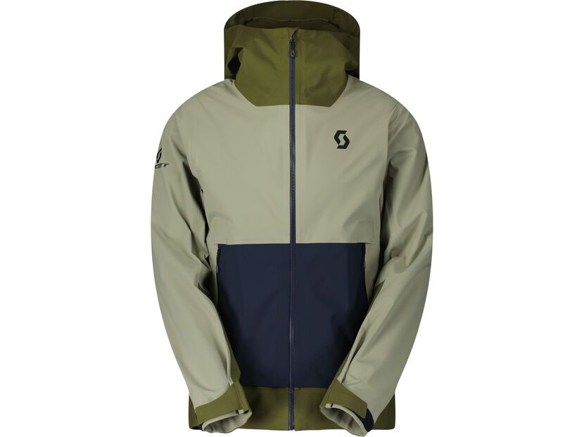 Scott DryoSpun 3 Layer Men's Jacket - Remix, fir green/dust grey ...