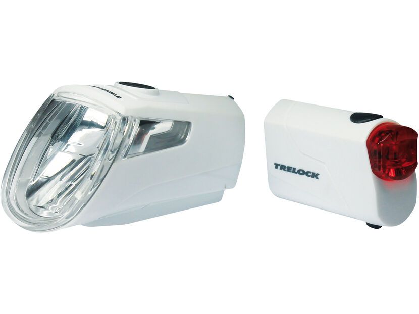 Trelock LS 360 I-Go Eco / LS 720 - Beleuchtungsset, white | BIKER ...