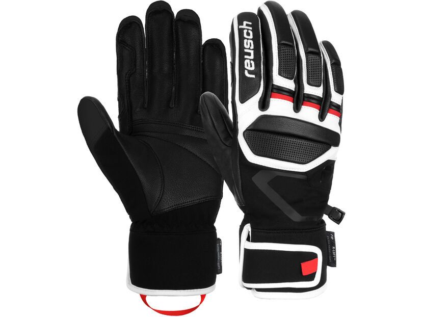 Reusch Pro RC, black/white/fire red | BIKER-BOARDER.DE