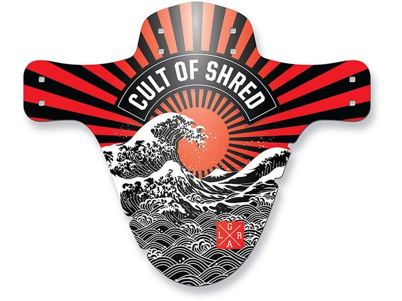 Loose Riders Mudguard Rising Sun, multicolor | BIKER-BOARDER.DE