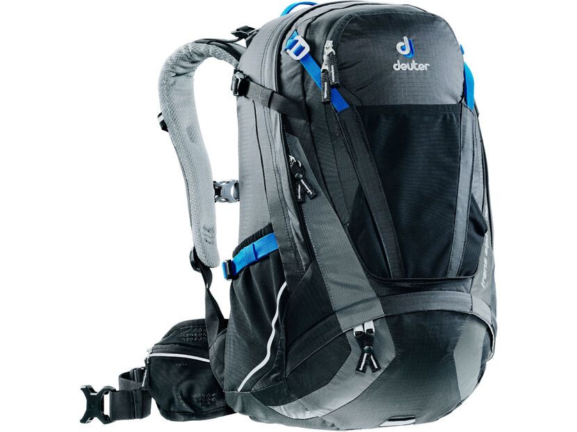Deuter Trans Alpine 30, black-graphite | BIKER-BOARDER.DE